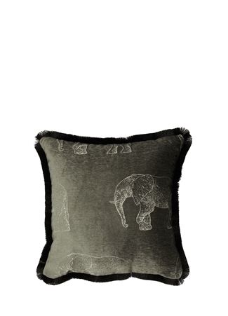 Mxhome Gri Fil Desenli 45x45 Dekoratif Yastık Çok Renkli Mxhome Gri Fil Desenli 45x45 Dekoratif Yastık Çok Renkli