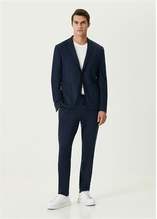 Palzileri Lab Erkek Baron Lacivert Yün Takım Elbise 50 IT Palzileri Lab Erkek Baron Lacivert Yün Takım Elbise 50 IT