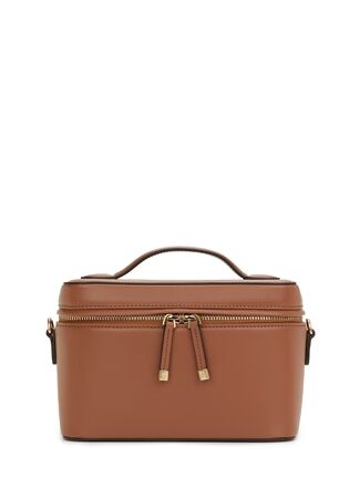 Blinq Kadın Taba Baskı Detaylı Deri Omuz Çantası Turuncu EU Blinq Kadın Taba Baskı Detaylı Deri Omuz Çantası Turuncu EU