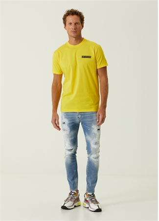 Dsquared2 Erkek Mavi Yıpratmalı Normal Bel Jean Pantolon Lacivert 48 IT Dsquared2 Erkek Mavi Yıpratmalı Normal Bel Jean Pantolon Lacivert 48 IT