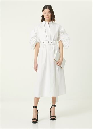 Alexander Mcqueen Kadın Elbise Beyaz 40 It