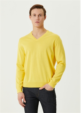 Brooks Brothers Erkek Sarı V Yaka Kazak L Eu Brooks Brothers Erkek Sarı V Yaka Kazak L Eu