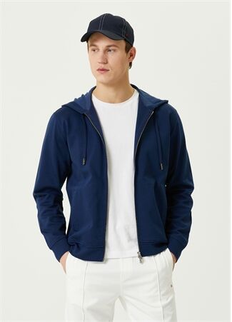 Isaia Erkek Sweatshirt Lacivert L Eu