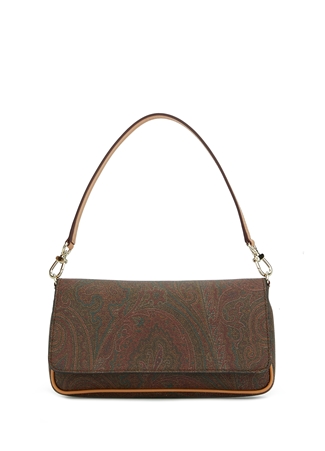 Etro Kadın Kahverengi Şal Desenli El Çantası EU