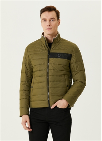 Boss Erkek Haki Logo Detaylı Mont Yeşil 52 IT Boss Erkek Haki Logo Detaylı Mont Yeşil 52 IT