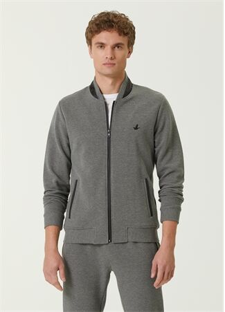 Beymen Club Erkek Gri Logolu Sweatshirt S