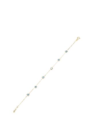 Collection Kadın Nazar Boncuklu Altın Rengi Bileklik EU