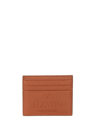 Valentino Garavani Erkek Taba Logolu Deri Kartlık Turuncu EU Valentino Garavani Erkek Taba Logolu Deri Kartlık Turuncu EU