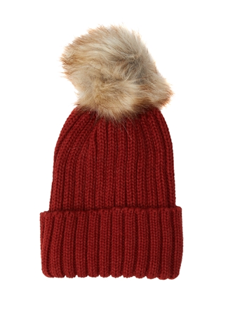 Beymen Kadın Çizgi Dokulu Ponponlu Bere Turuncu EU Beymen Kadın Çizgi Dokulu Ponponlu Bere Turuncu EU