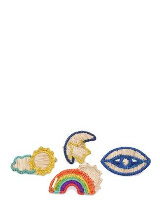 Mercedes Salazar Colorblocked 4lü Hasır Peçete Halkası Çok Renkli Mercedes Salazar Colorblocked 4lü Hasır Peçete Halkası Çok Renkli