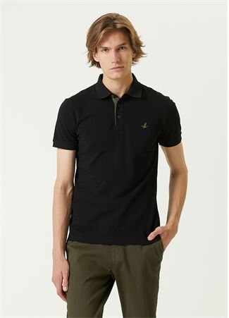 Beymen Club Erkek Slim Fit Siyah Polo Yaka T-shirt S
