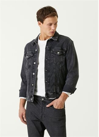 CK Jeans Erkek Classic Fit Siyah Denim Mont XL EU