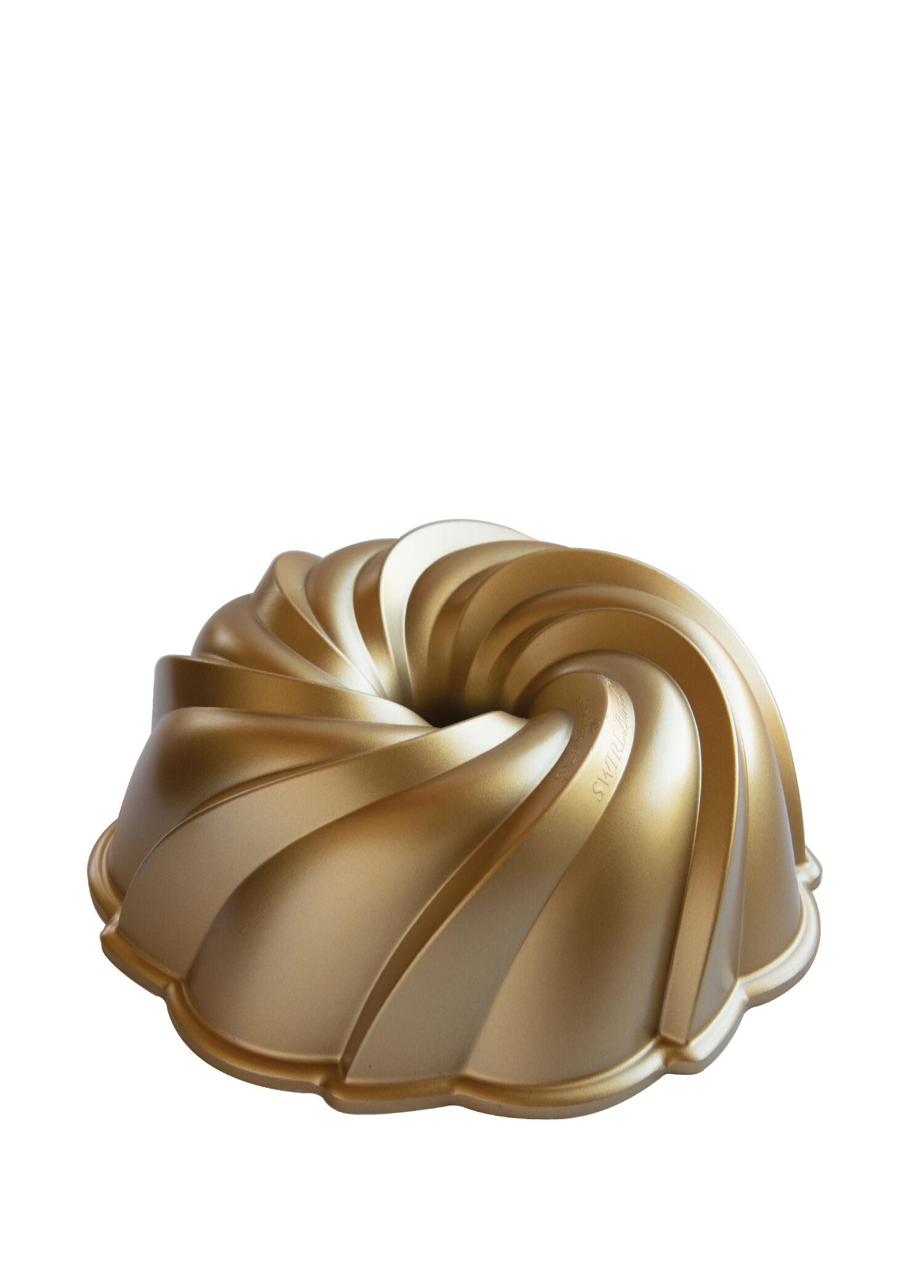 Nordic Ware - Girdap Bundt Döküm Kek Kalıbı - Altın