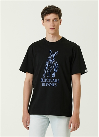 Billionaire Boys Club Erkek Siyah Logolu T-shirt S EU