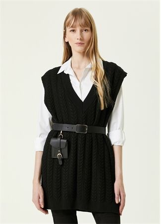 Network Kadın Basic Fit Siyah Süveter L EU Network Kadın Basic Fit Siyah Süveter L EU