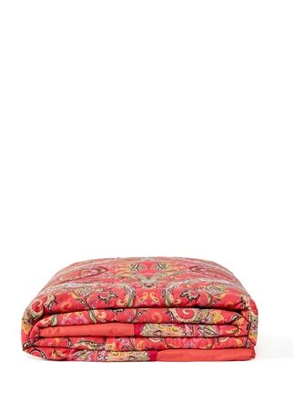 Etro Home Yatak Örtüsü Kırmızı