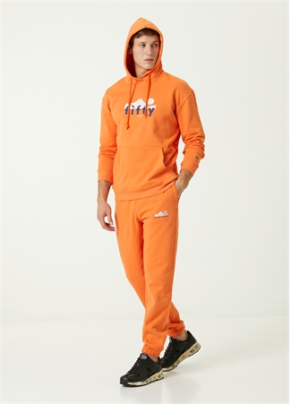 Fifty Pieces Erkek Turuncu Kapüşonlu Logo Detaylı Sweatshirt XS EU Fifty Pieces Erkek Turuncu Kapüşonlu Logo Detaylı Sweatshirt XS EU