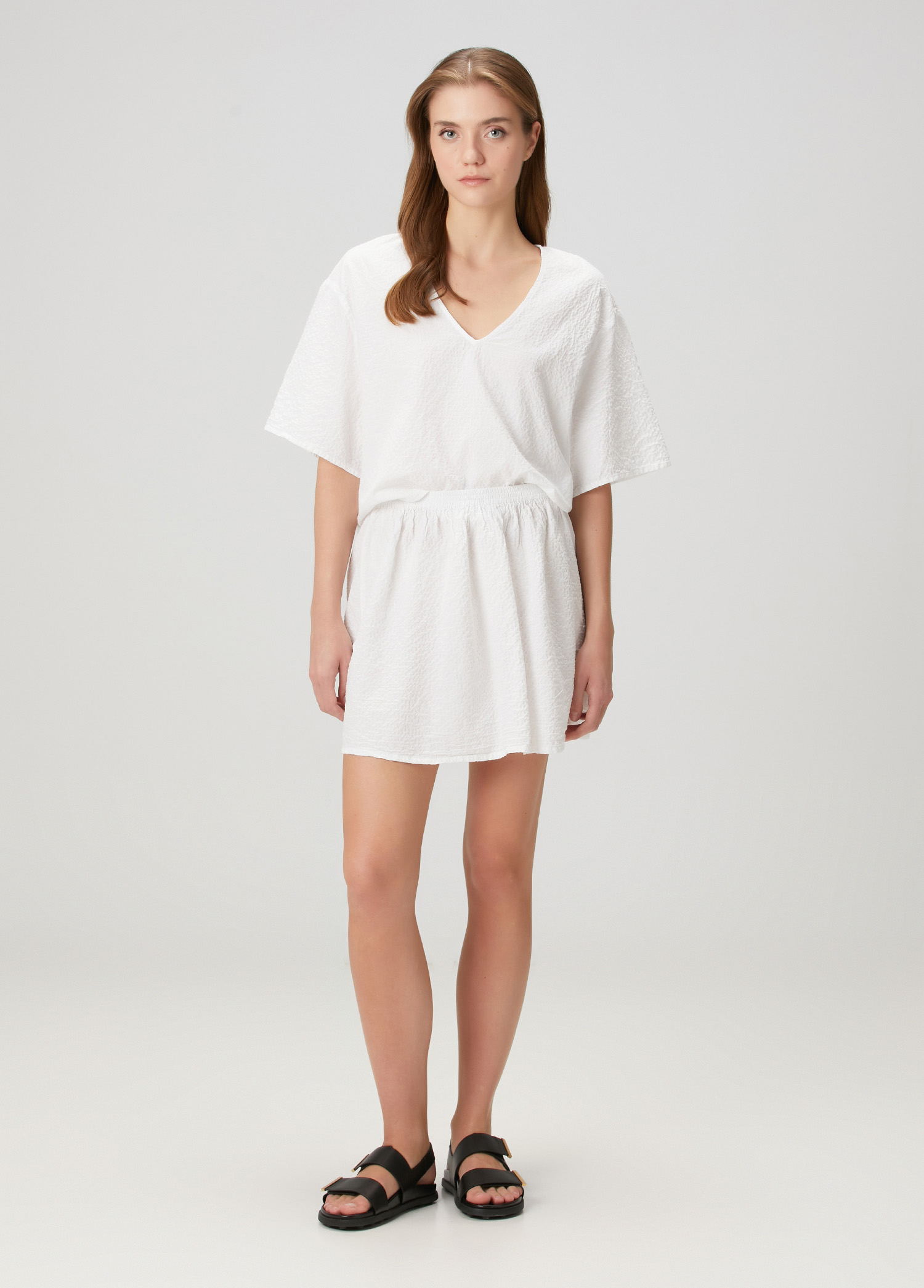 American Vintage Çok Renkli Kadın Beyaz Mini Etek 1777207 | Beymen