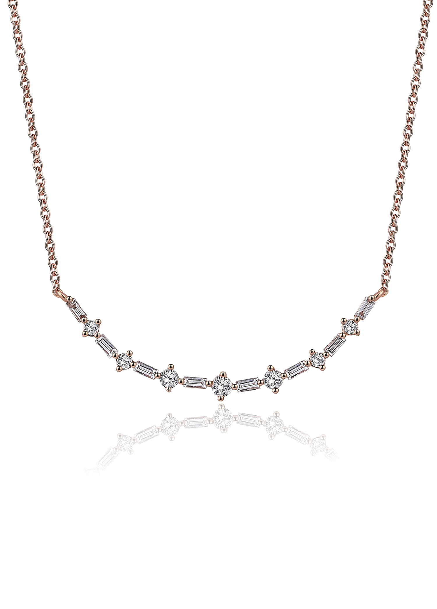 Reis Kuyumculuk Pembe Altın Kadın Feraye Prime Pırlanta Taşlı Rose Gold ...