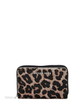 Michael Kors Kadın Siyah Leopar Desenli Deri Kartvizitlik EU Michael Kors Kadın Siyah Leopar Desenli Deri Kartvizitlik EU