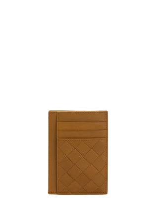Bottega Veneta Erkek Taba Örgü Dokulu Deri Kartlık Turuncu EU Bottega Veneta Erkek Taba Örgü Dokulu Deri Kartlık Turuncu EU