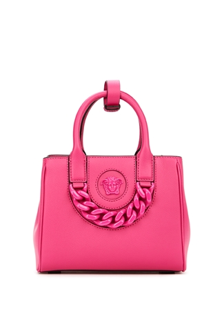 Versace Kadın Small La Medusa Şeftali Deri Çanta Pembe Eu Versace Kadın Small La Medusa Şeftali Deri Çanta Pembe Eu
