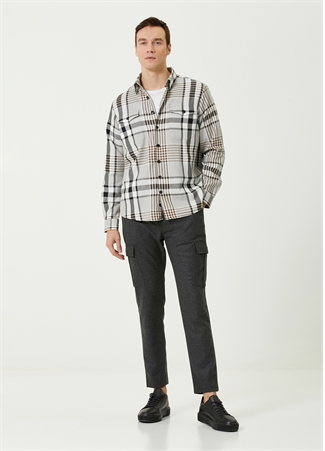 Network Erkek Comfort Fit Antrasit Pantolon Gri 44 EU