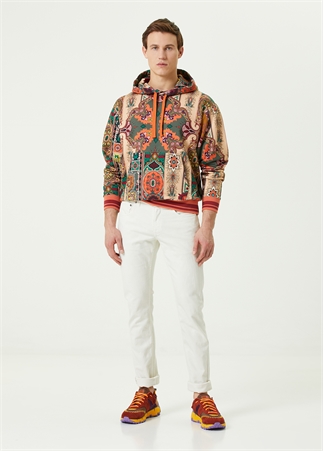 Etro Erkek Slim Fit Beyaz Jean Pantolon 36 US Etro Erkek Slim Fit Beyaz Jean Pantolon 36 US