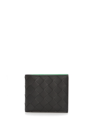 Bottega Veneta Erkek Bi-fold Siyah Deri Cüzdan Eu Bottega Veneta Erkek Bi-fold Siyah Deri Cüzdan Eu
