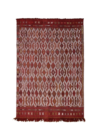 Soho Antiq Tamia El Dokuması Desenli 161x231 cm Yün Kilim Çok Renkli Soho Antiq Tamia El Dokuması Desenli 161x231 cm Yün Kilim Çok Renkli