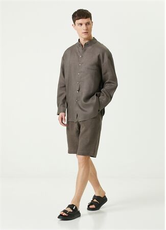 Isabel Benenato Erkek Haki Bermuda 50 IT Isabel Benenato Erkek Haki Bermuda 50 IT