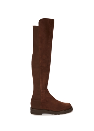 Stuart Weitzman Kadın Kahverengi Deri Çizme 36 EU