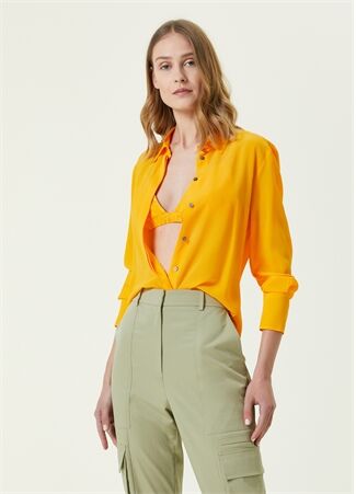 Academia Kadın GÖMLEK Turuncu 34 EU