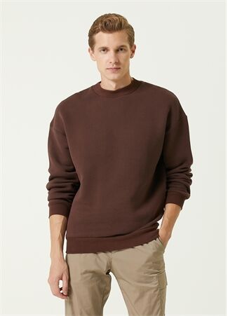 American Vintage Erkek Kaverengi Bisiklet Yaka Sweatshirt Kahverengi S EU American Vintage Erkek Kaverengi Bisiklet Yaka Sweatshirt Kahverengi S EU