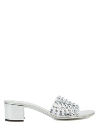 Giuseppe Zanotti Kadın Siler Deri Terlik Bej 36 EU