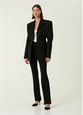 Magda Butrym Kadın Siyah Bol Paça Pantolon 34 FR