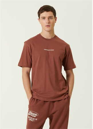 Freedom of Space Erkek Mental Distance Kahverengi T-shirt S EU Freedom of Space Erkek Mental Distance Kahverengi T-shirt S EU