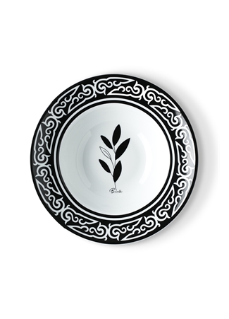 Bualh Busel Porselen 25 Cm Çukur Tabak Siyah Bualh Busel Porselen 25 Cm Çukur Tabak Siyah