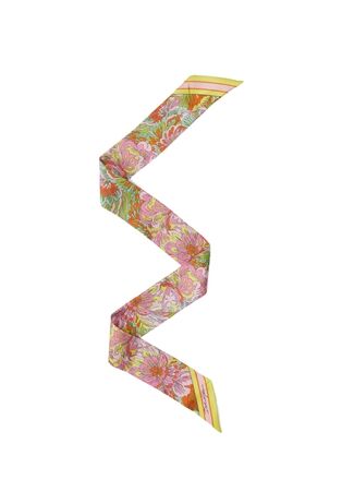 Dolce&Gabbana Kadın Sarı Çiçek Desenli İpek Fular EU