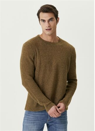 Pal Zileri Erkek Yeşil Örgü Dokulu Kazak 50 It