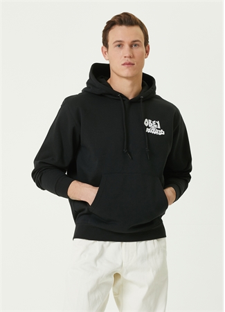Obey Erkek Siyah Kapüşonlu Logolu Sweatshirt S Eu Obey Erkek Siyah Kapüşonlu Logolu Sweatshirt S Eu