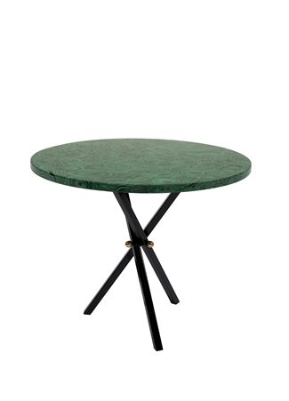 Fornasetti Yeşil Desenli Sehpa Siyah