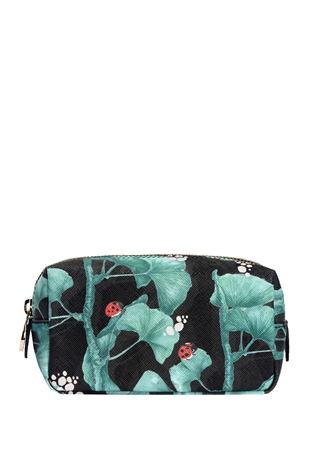 Fonfique Kadın Lucky Gingko Mini Bacio Makyaj Çantası EU