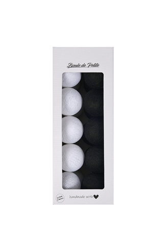 Boule De Petite Black And White Işıklı Top Aydınlatma Çok Renkli Boule De Petite Black And White Işıklı Top Aydınlatma Çok Renkli