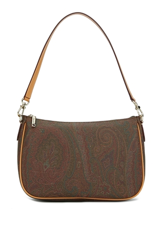 Etro Kadın Kahverengi Şal Desenli El Çantası EU