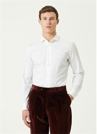 Palzileri Lab Erkek Beyaz Gömlek 42 IT