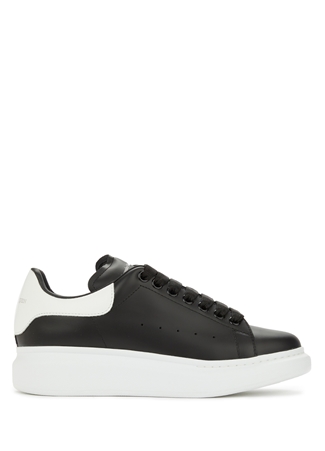 Alexander McQueen Kadın Oversize Siyah Deri Sneaker 35 EU Alexander McQueen Kadın Oversize Siyah Deri Sneaker 35 EU