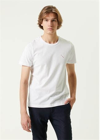 Beymen Club Erkek Beyaz Mini Logo Detaylı Basic T-shirt S Beymen Club Erkek Beyaz Mini Logo Detaylı Basic T-shirt S