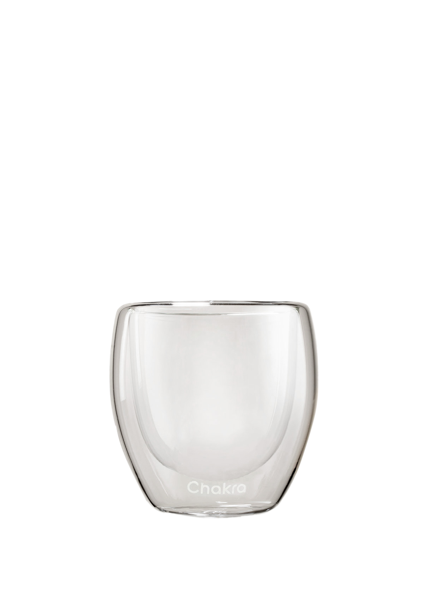 Chakra - Easy Transparent Double Wall Glass Cup 250 ml