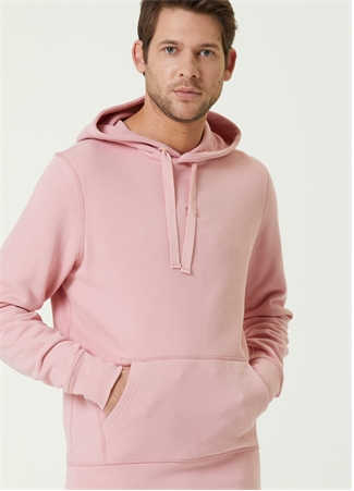 Tommy Hilfiger Erkek Pembe Kapüşonlu Logolu Sweatshirt M EU Tommy Hilfiger Erkek Pembe Kapüşonlu Logolu Sweatshirt M EU